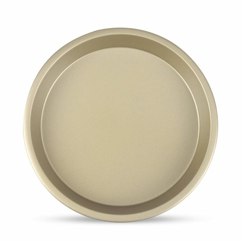 Золотистая круглая тарелка для пиццы-6 дюймов
