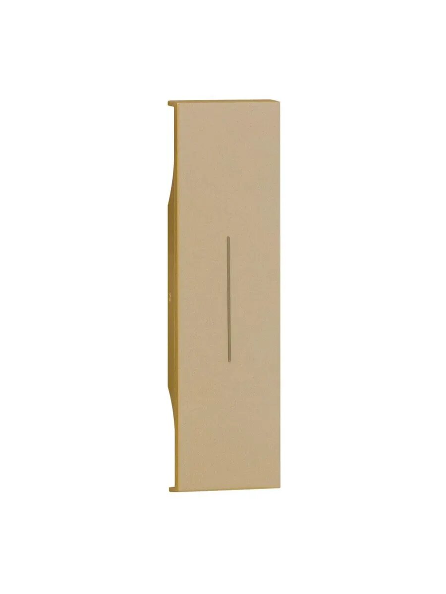 Клавиша одномодульная, Meiton цвет-шампань матовый IP20 ACH01