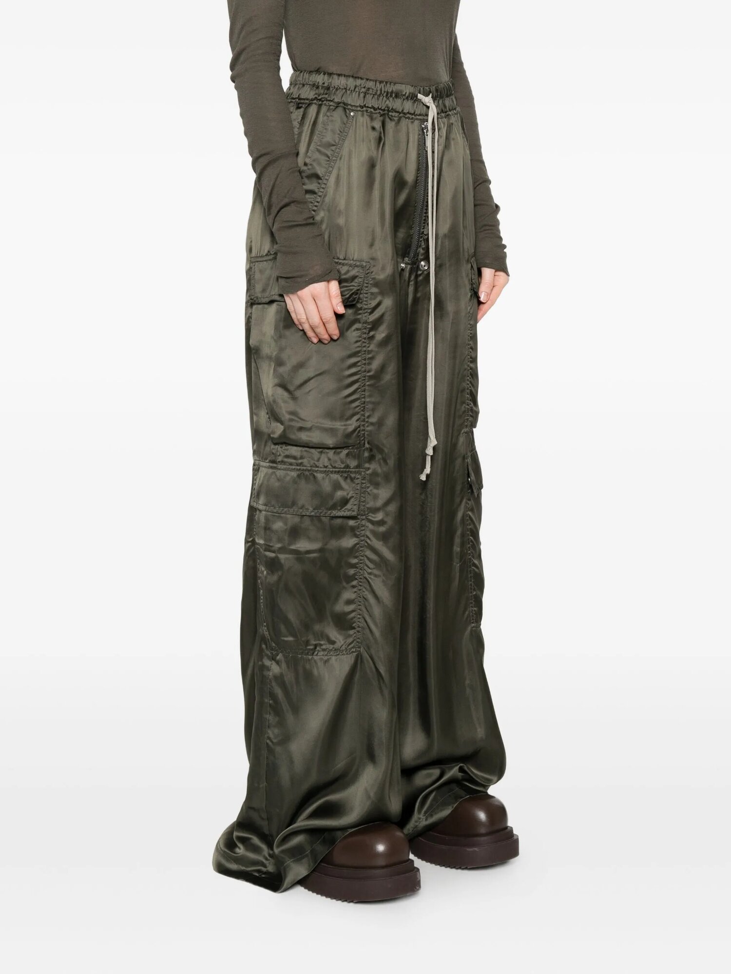 Брюки Rick Owens, размер 38, green — фото 1