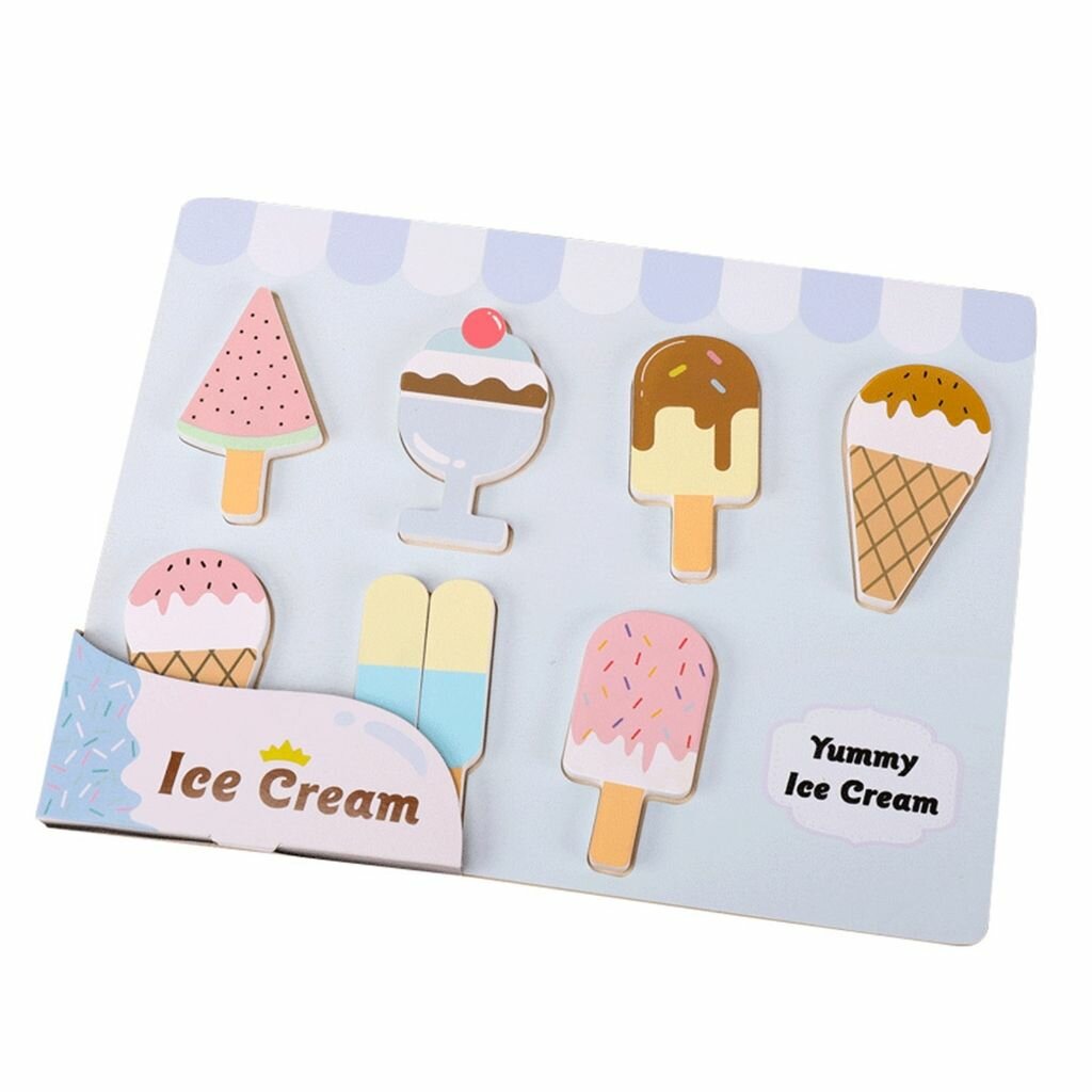 Деревянный игровой домик с комбинацией американского завтрака-Доска для мороженого