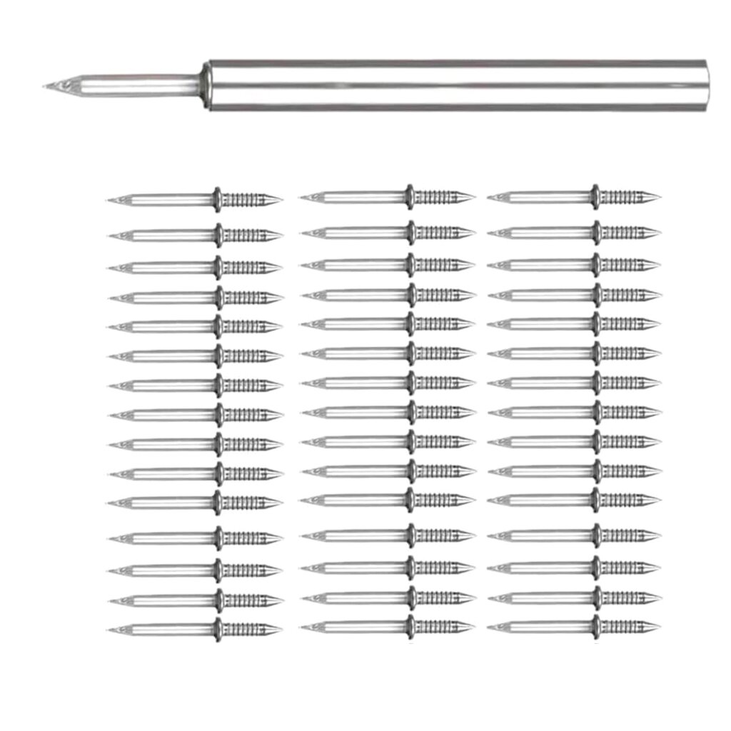 Двухголовочные Плинтусные Гвозди Без швов, Без Следов, Нержавеющие и Многоразовые Цементные Гвозди для Установки Плинтуса