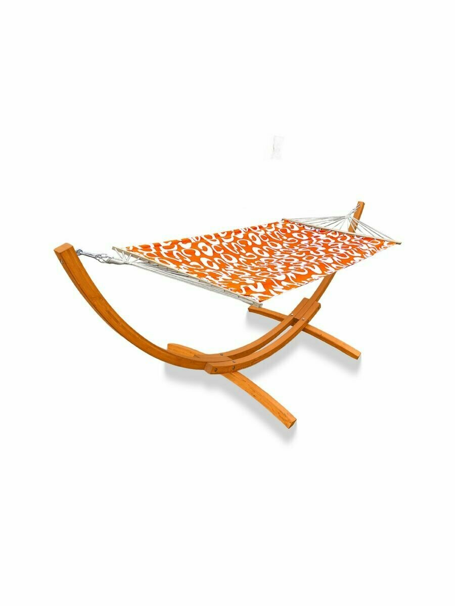 Деревянная подставка-гамак для сада, дачи и дома