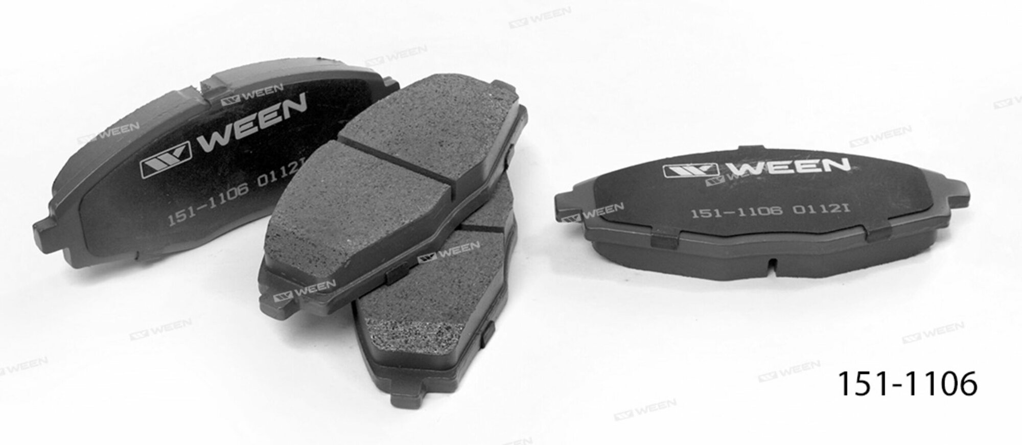Тормозные Колодки Дисковые Передние(Ween 151-1106)