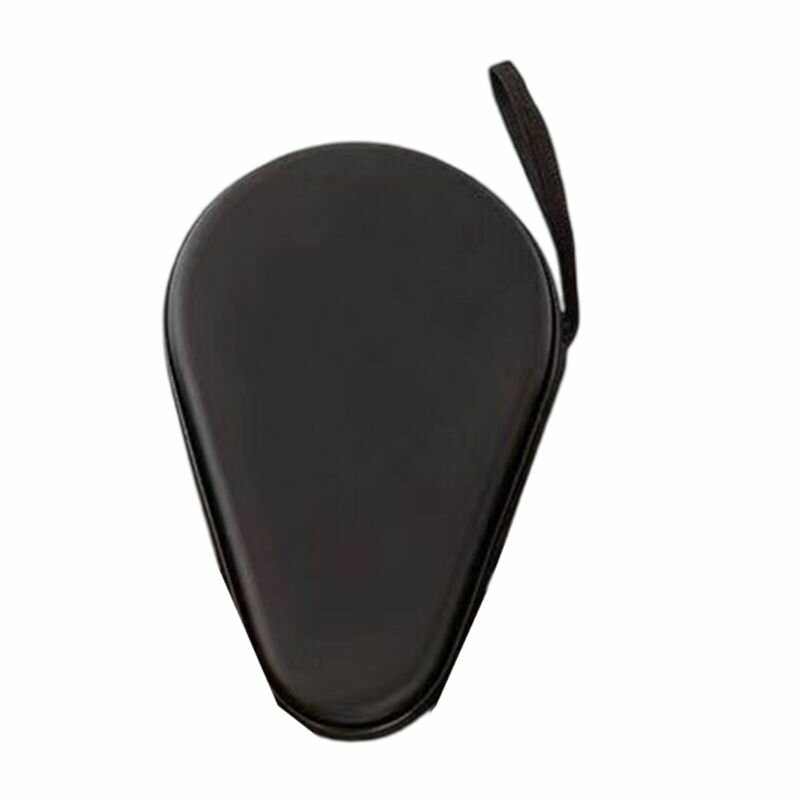 Чехол для ракеток для настольного тенниса в форме тыквы, водонепроницаемый, вмещает 2 ракетки, Черный