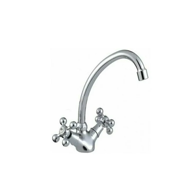 Смеситель Frap F4119, для кухни, с выдвижным изливом, хром, горизонтальный монтаж