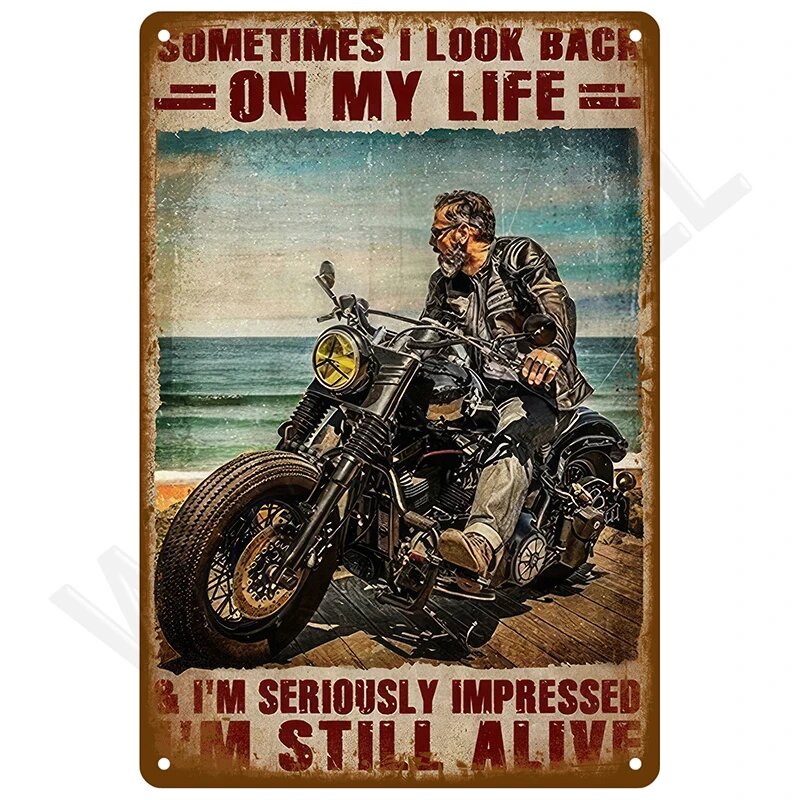 Ретро настенная художественная роспись Открытый дом Ванная комната Украшения для дома Декор Винтажные металлические вывески Тарелки Оловянная вывеска Плакаты Человек Пещера Бар