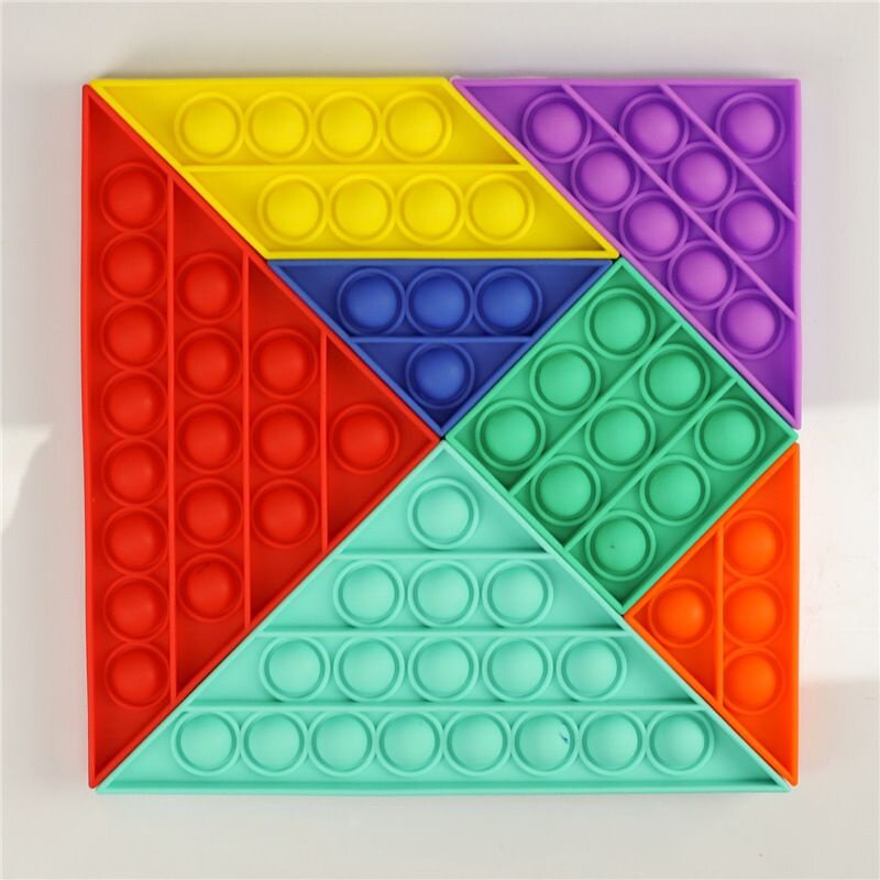 Завораживающая игрушка-поп ит в виде замка для сенсорного расслабления и снятия стресса