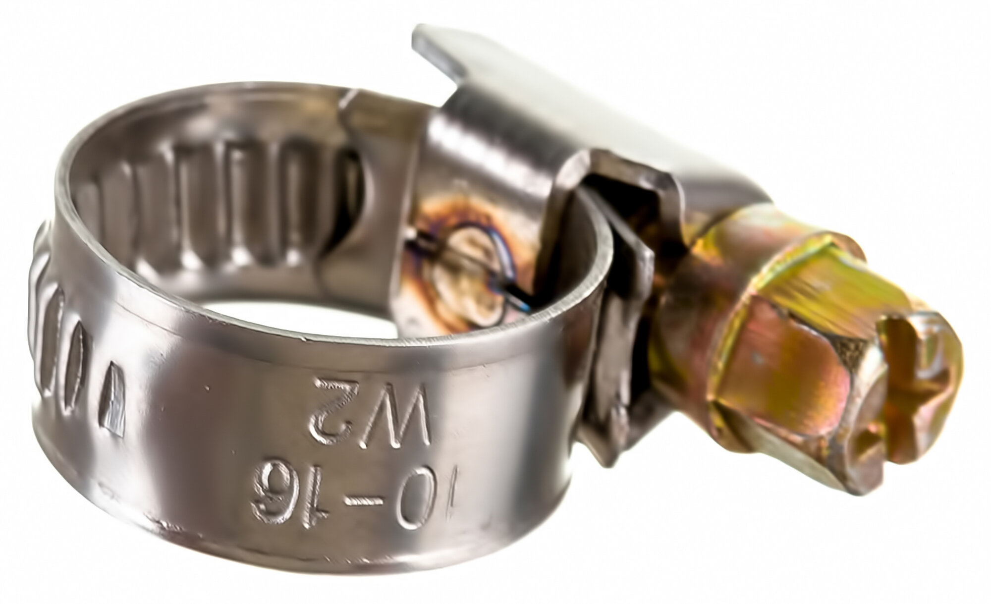 Россна Хомут червячный 10 х 16 мм 5шт 5/8 нержавеющая сталь Р860705 DIY