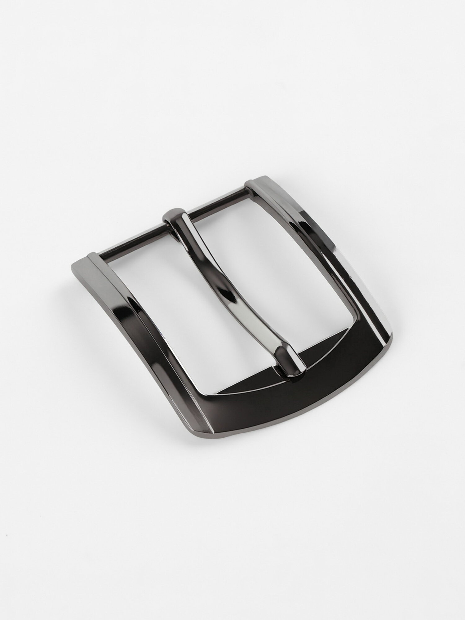 Пряжка для ремня, 6.3x5.5 см, 40 мм, цвет чёрный никель, тип: для ремней, 3 шт.