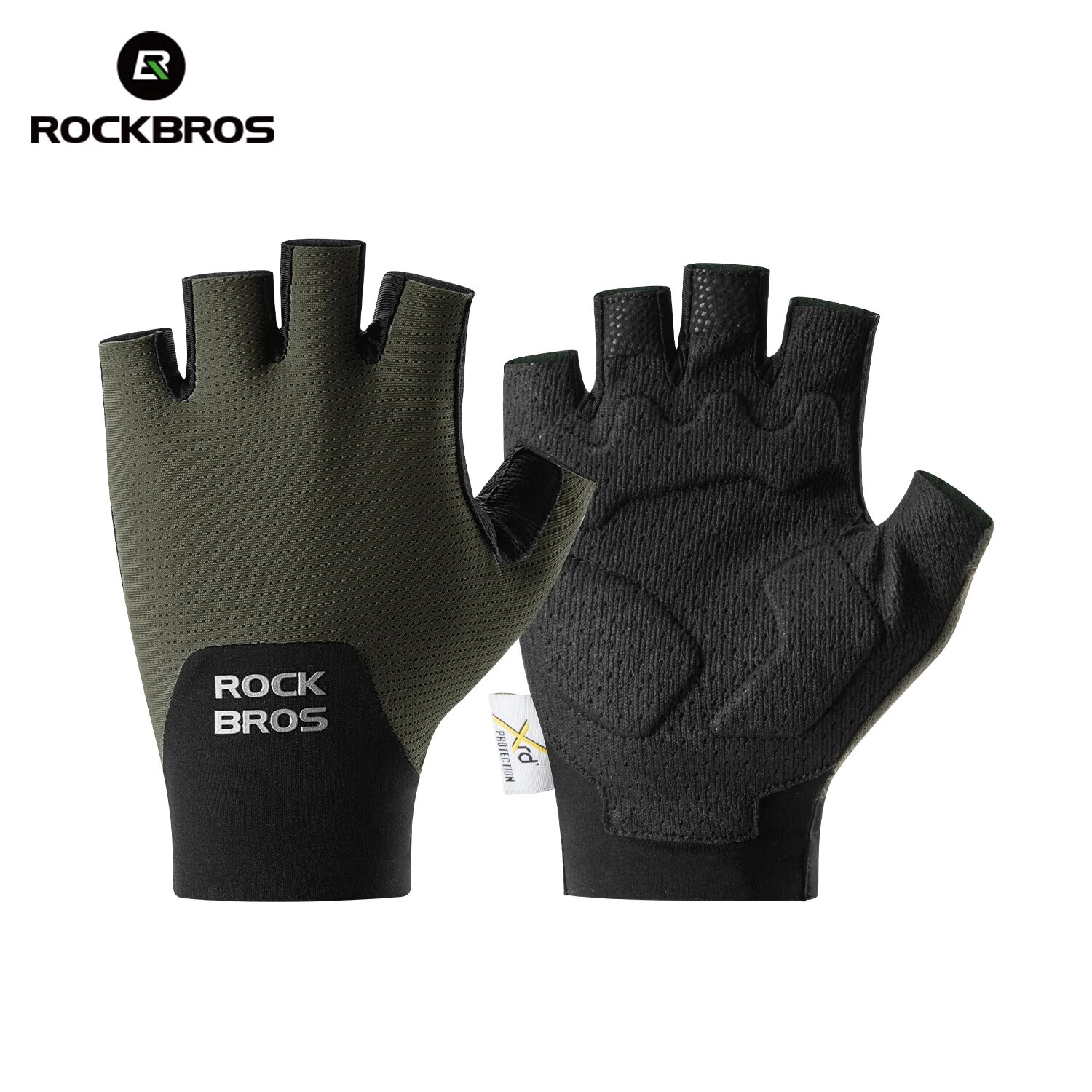 ROCKBROS Велоперчатки полупальцевые, S, S403-C