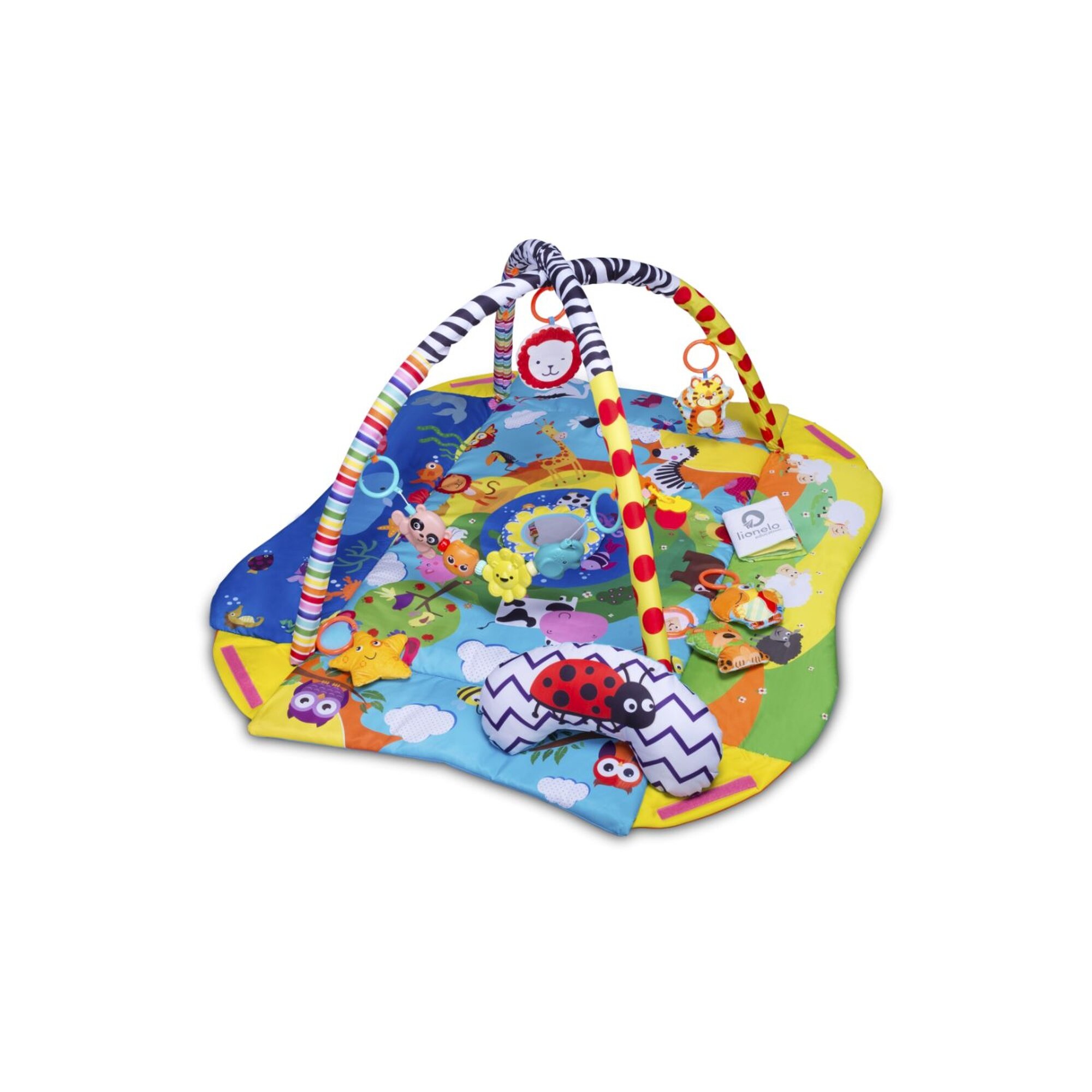 Игровой коврик Lionelo "Anika Plus", для развития моторики, 107,5 см x 52 см