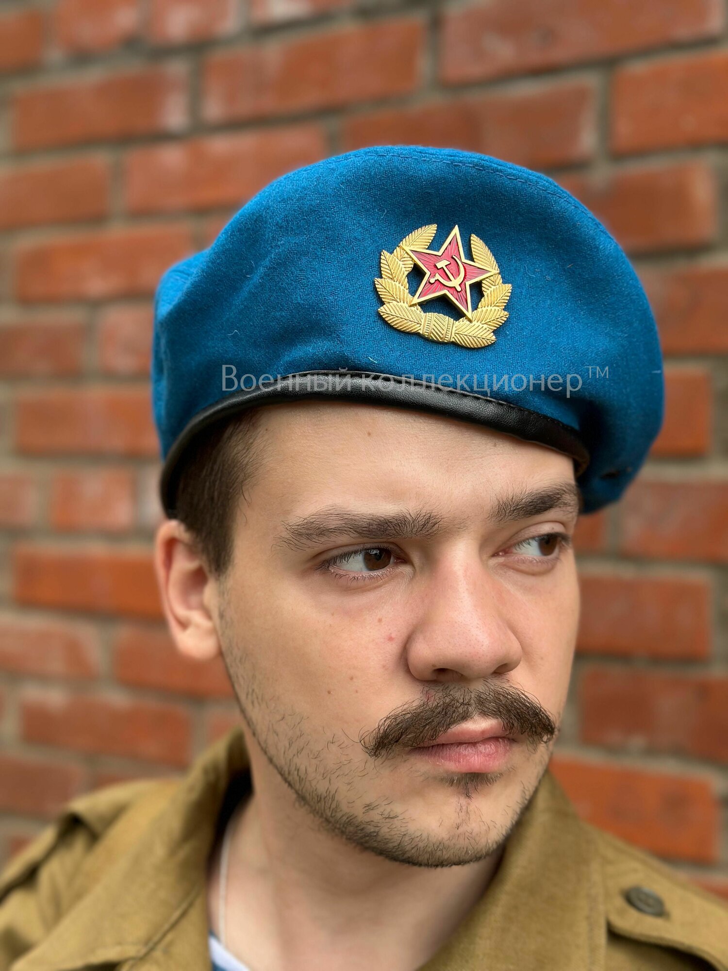 Берет ВДВ голубой, суконный. Маргеловский, Россия, 58 р.