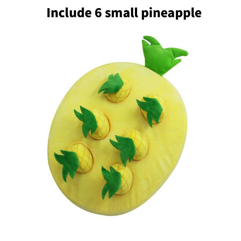 Non toy carrot plush figurine for educational use and pet chewing, yellow