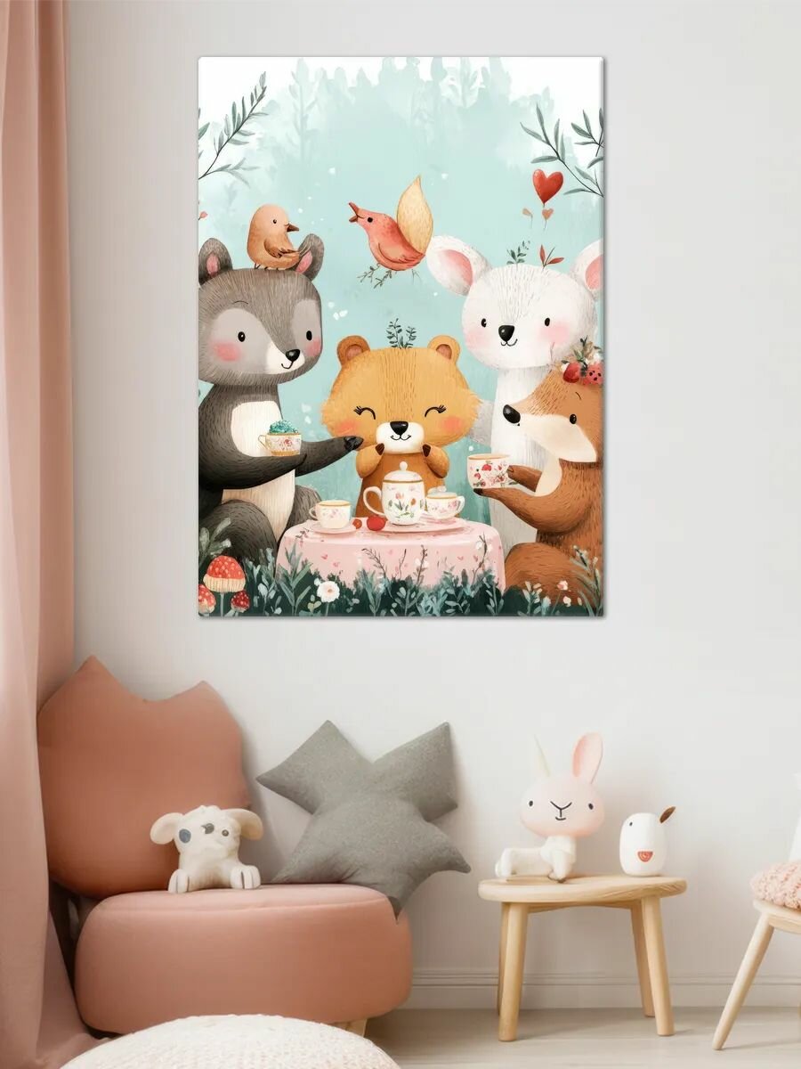 Картина на стену "Детская девочки", 50х70 см