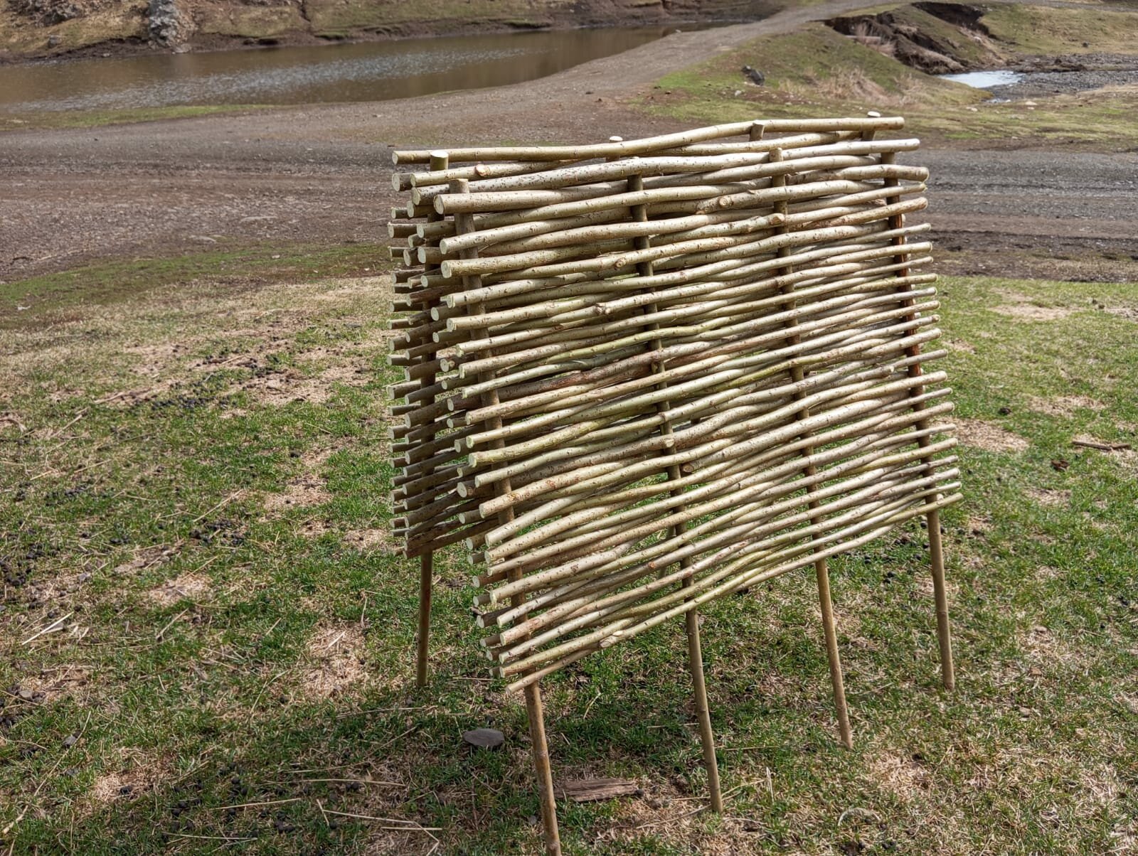 Плетень! Одна секция, размер 100×100см! Плетёное ограждение #фасад Натуральный, прочный, экологически чистый!