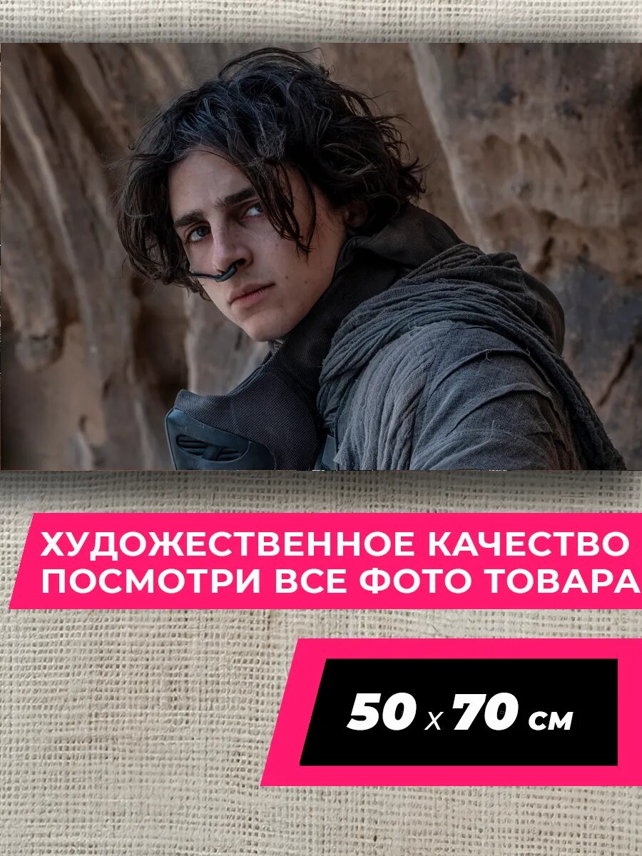 Плакат Дюна на стену 61 Dune 50 на 70, матовая фотобумага премиум качества