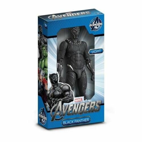 Фигурка Huada Toys "Черная пантера", 28 см, свет, в коробке, от 3 лет