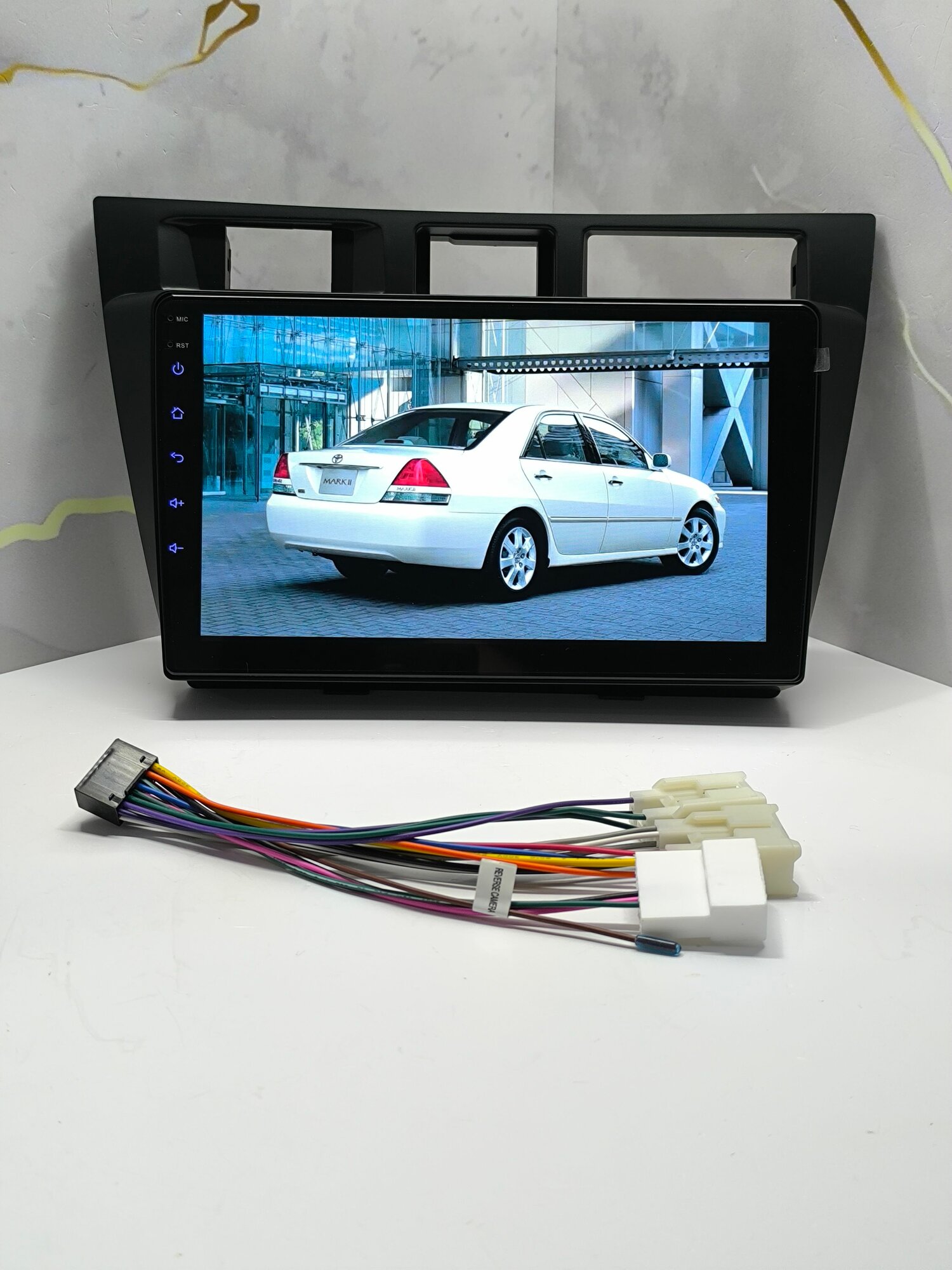 Магнитола Тойота Марк 2, андроид 2гб-32гб 9 дюймов, IPS экран с разрешением 1280*720 / штатная магнитола Toyota Mark II - 110 (2000-2004)