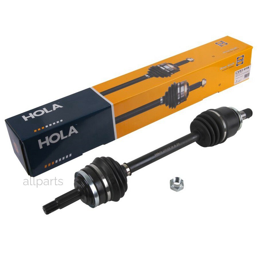 HOLA CV51-018 Привод в сборе левый LADA 2110-12, Kalina (1117-19), Priora (2170-72), HOLA CV51-018