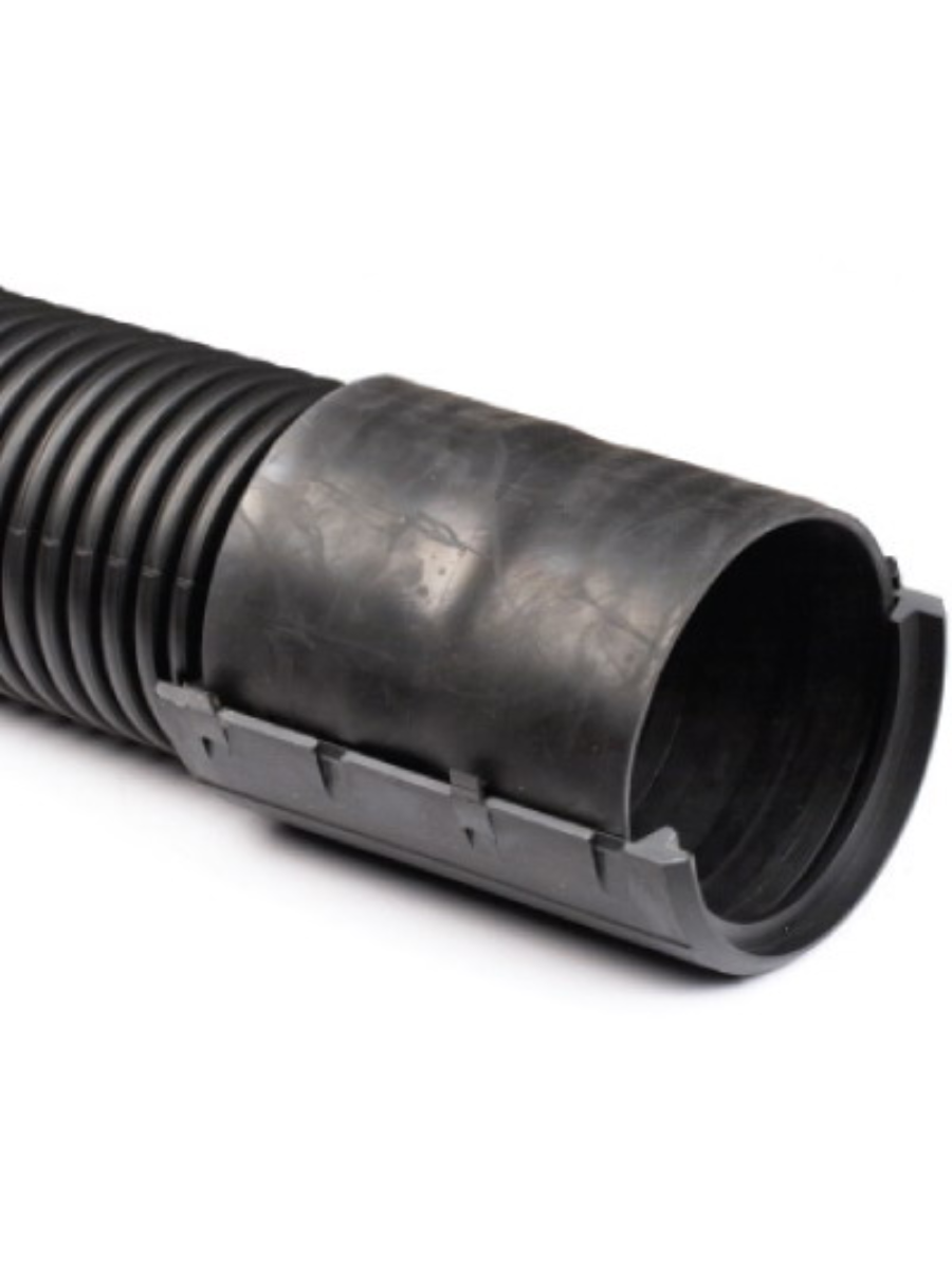 Муфта разъемная с фиксатором для двустенных дренажных труб DKC D 110мм.