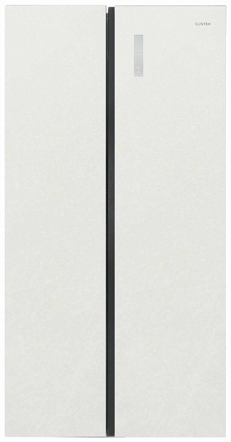 Холодильник Side-by-Side Centek CT-4200 White Stone белый камень, 191.2x96x63.5 см, Metal Cooling