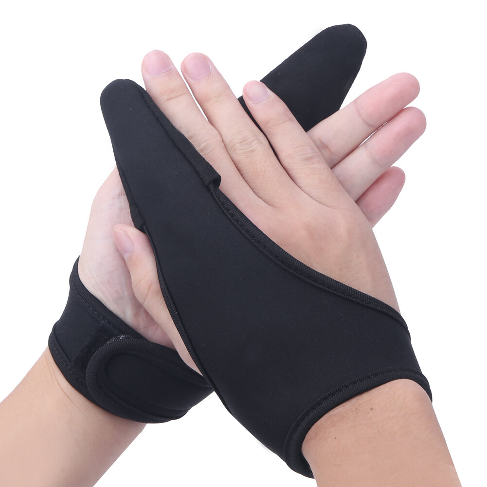 Шт, защитные перчатки из искусственной кожи с одним пальцем для защиты рук, инструменты для рыбалки и рыбалки