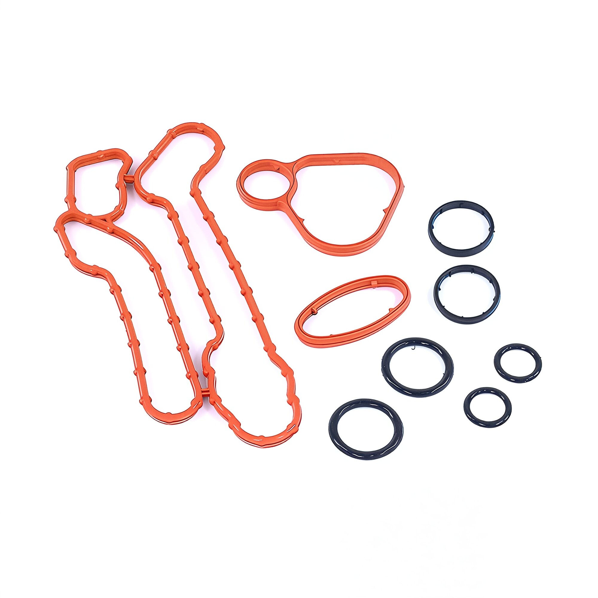 Прокладки теплообменника силикон Riginal (комплект 9шт) для а/м GM с дв. Z16XER/Z18XER/A16XER/A18XER