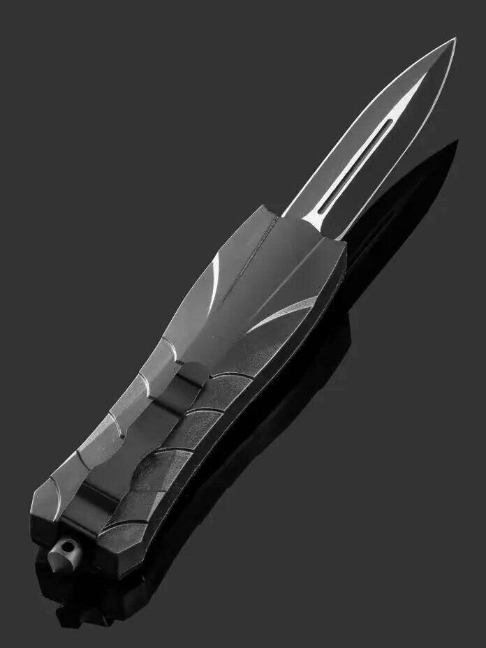 Нож автоматический туристический со стеклобоем Ruher