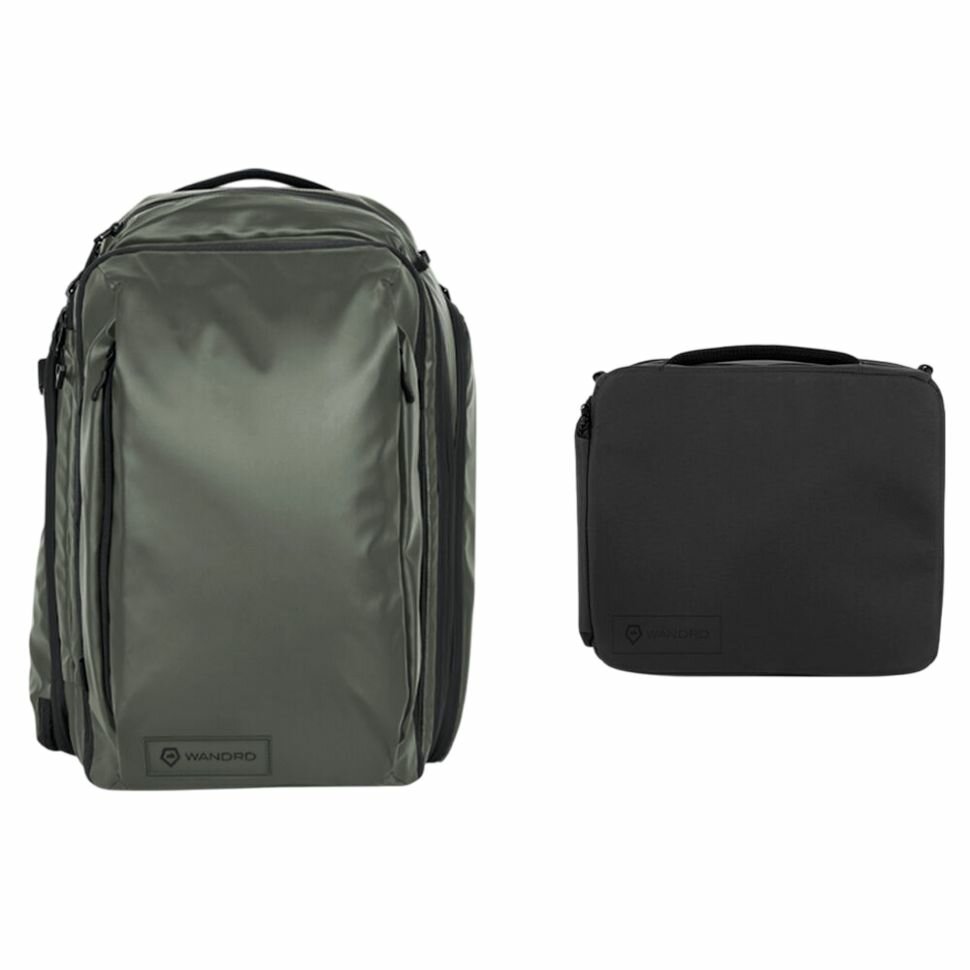 Рюкзак WANDRD TRANSIT 35L Photography bundle Зелёный, водонепроницаемый