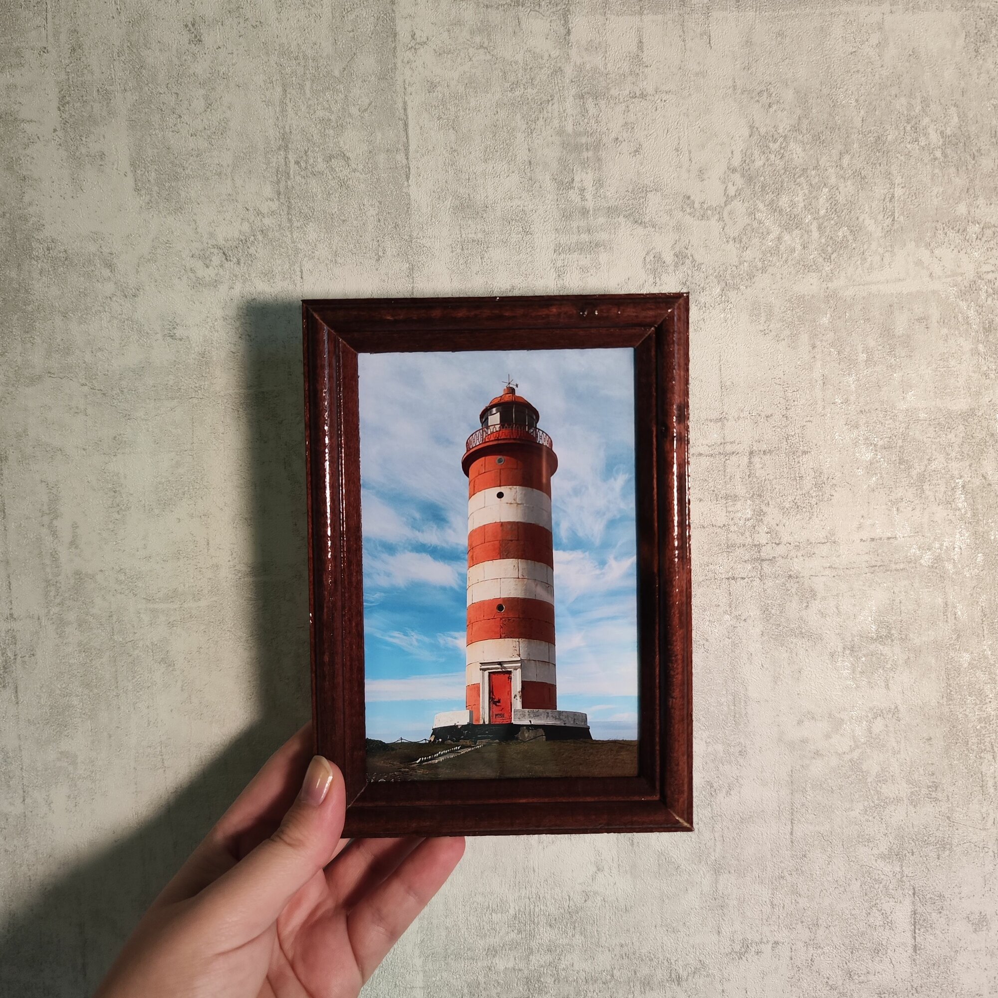 Фото-рамка " северный гогландский маяк"