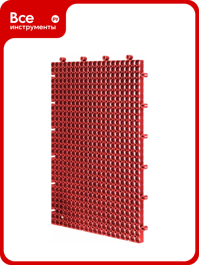 Комплект основание 10 шт, красный ToolBoard, Основание для креплений имеет размеры