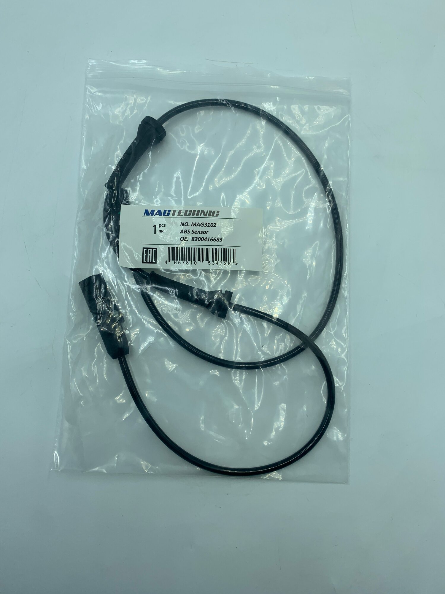 Датчик ABS для Renault Megane II (хэтчбек, купе, кабриолет, седан BM0/1_, CM0/1_, EM0/1_, LM0/1_) 01/2006-06/2008, Scenic II MPV (JM0/1_) 01/2006-03/2009