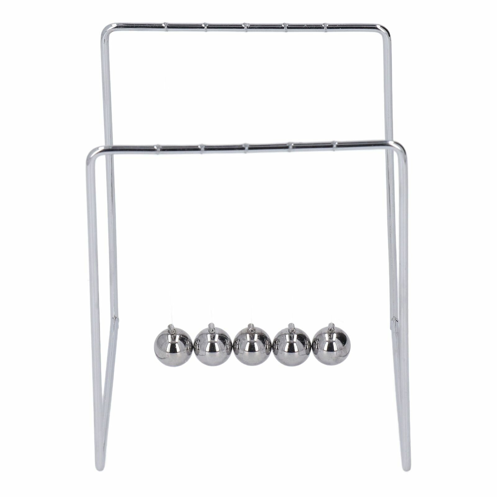 Научная игрушка с металлическим маятником, украшение физического стола, подарок для офиса или дома, образовательная настольная игрушка с металлическим шаром для детей и взрослых