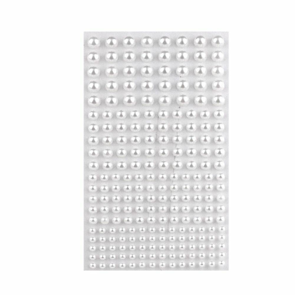 Самоклеящиеся стразы для макияжа лица и ногтей жемчужные