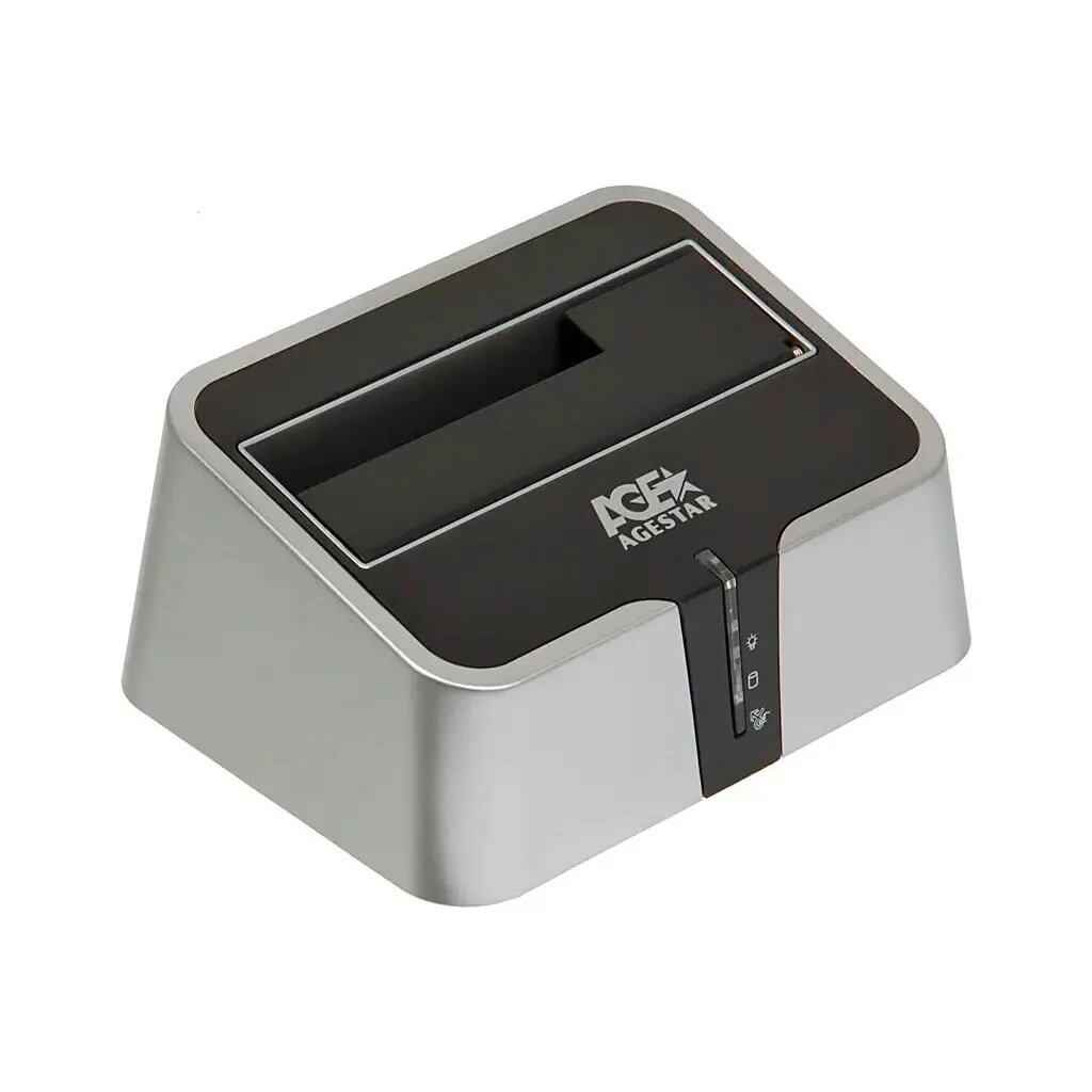 Док-станция для HDD AgeStar 3CBT2, серебристый