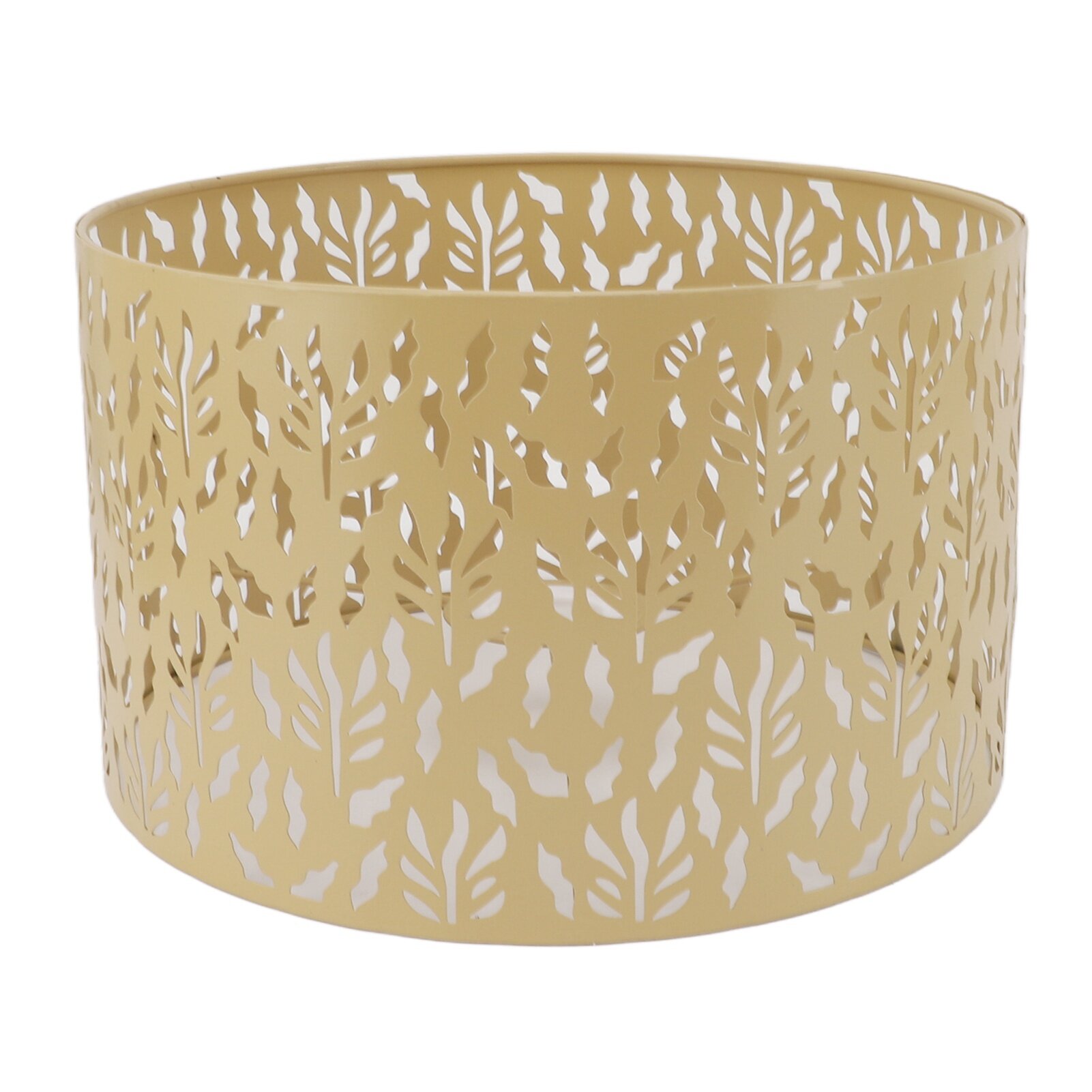 Металлические абажуры, полый резной абажур, полый абажур в современном стиле, совместимый с E27 E14, держатель лампы, водяная трава, лист, желтый