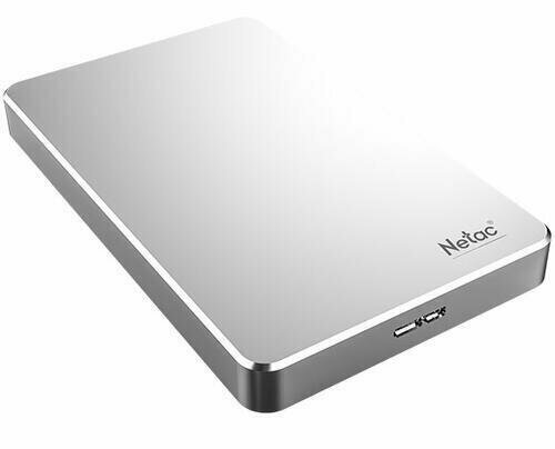 2 ТБ Внешний HDD Netac K330 (NT05K330N-002T-30SL) серебристый - 2.5", 5400 rpm, кэш память - 8 МБ, USB 3.2 Gen1 (USB 3.0, USB 3.1 Gen1) Type-A