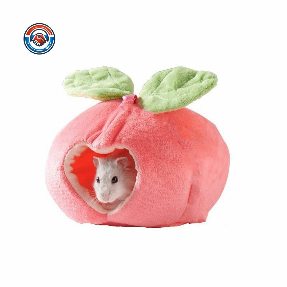 Подвесной гамак для хомяка, мягкий плюшевый домик-лежанка для крыс мышей и белок, уютный легкий гамак-кровать в клетку