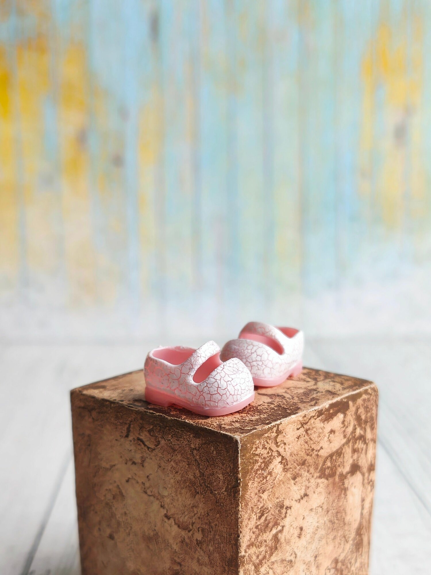 Туфли "Кракелюр" для куклы YMY