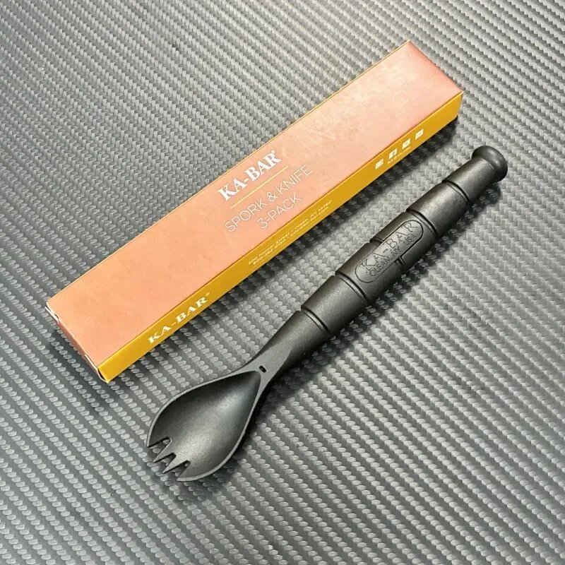 Черный тактический спорк-нож Ka-Bar 3-pack