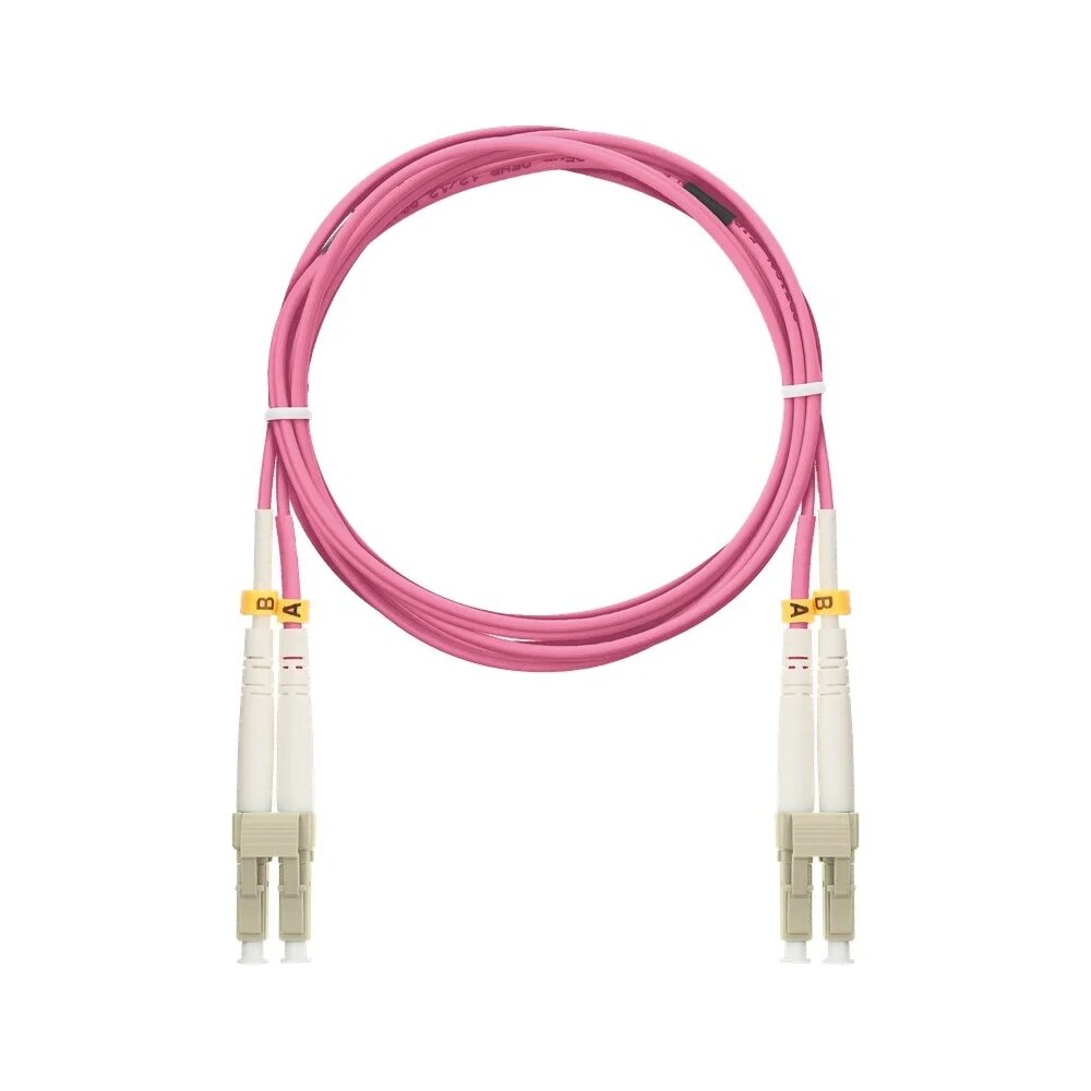 NIKOMAX Шнур волоконно-оптический, соединительный, маджента, 3м NMF-PC2M4C2-LCU-LCU-003