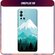 Чехол на OnePlus 9R / ВанПлас 9R с принтом "Синяя снежная гора", прозрачный