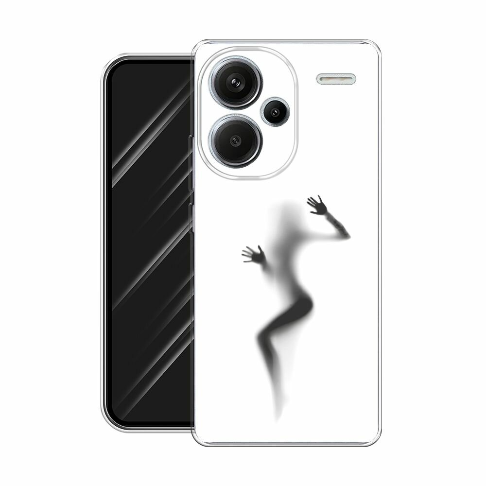 Чехол на Xiaomi Redmi Note 13 Pro+ / Сяоми Редми Нот 13 Про + с принтом "Девушка в душе" — фото 1