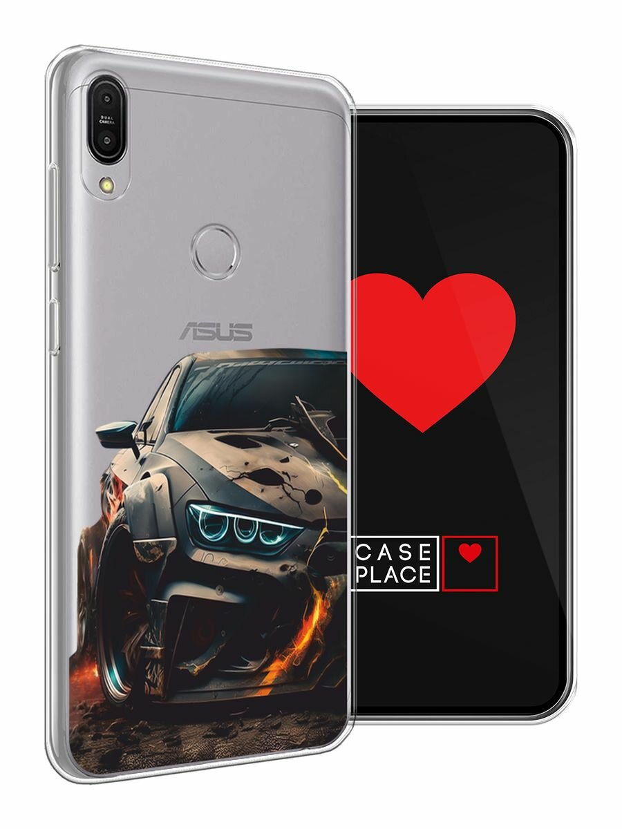Чехол на Asus ZenFone Max Pro ZB602KL / Асус Зенфон Макс Про ZB602KL с принтом "На износ", прозрачный — фото 1