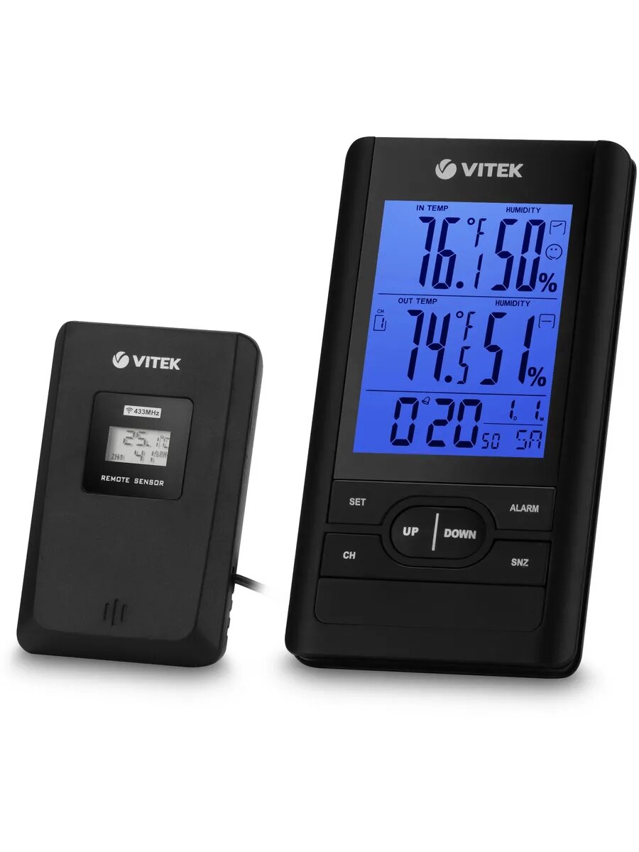 Погодная станция VT-3532 черный