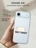 Чехол на Apple iPhone Air / Айфон Айр с принтом "Cat not today", прозрачный