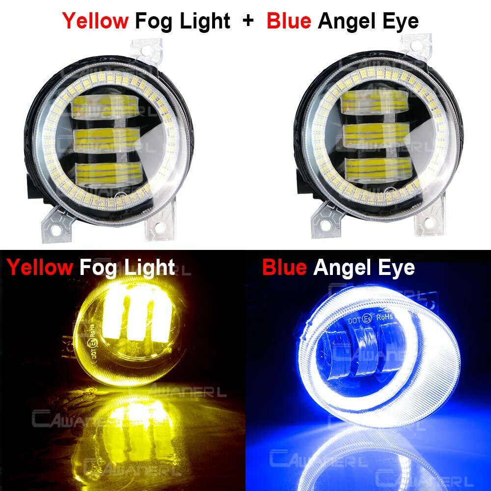 2 X Автомобильная Передняя CAN-шина, фонарь, дневные ходовые огни, дневные ходовые огни с ангельскими глазами, ДХО для VW Volkswagen Golf Plus Mk5 2004 2005 2006 2007 2008 With Angel Eye