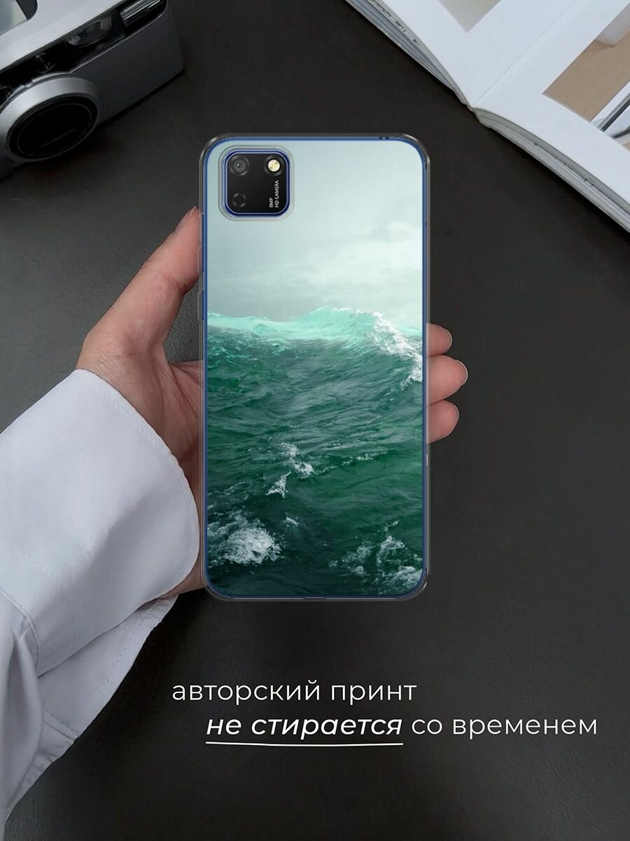 Чехол на Honor 9S/Huawei Y5p / Хонор 9S/Хуавей Y5p с принтом "Волны 12" — фото 1
