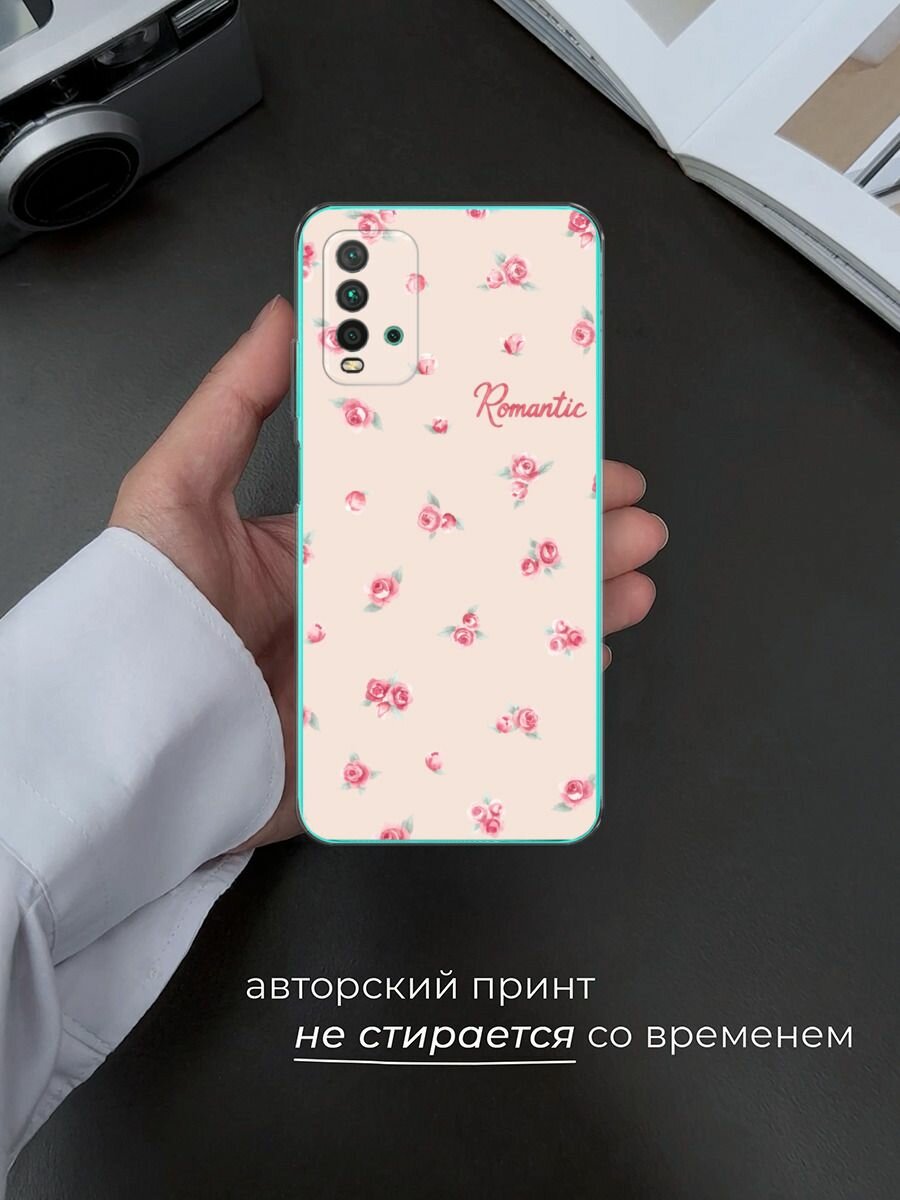 Чехол на Xiaomi Redmi 9T / Сяоми Редми 9Т с принтом "Romantic" — фото 1