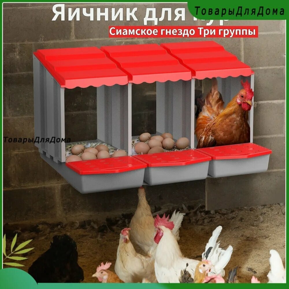 Куриное гнездо со сборщиком яиц84.5*51.5*46.5cm